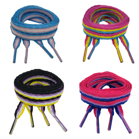 Round Purple and Lilac Bootlaces - 3mm wide – Big Laces