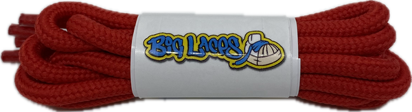 Round Red Laces - 5mm wide – Big Laces